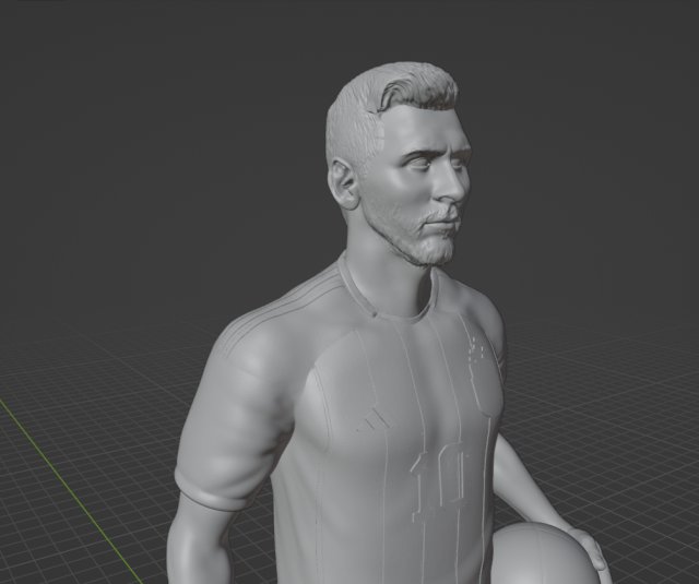 MESSI world champion edition 3D Print Model in Man 3DExport