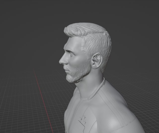 MESSI world champion edition 3D Print Model in Man 3DExport