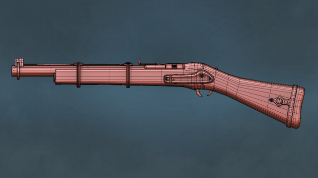 Rifle Fremy SpeedDraw - Rokka - Brave of the Six Flowers Free 3D Model ...