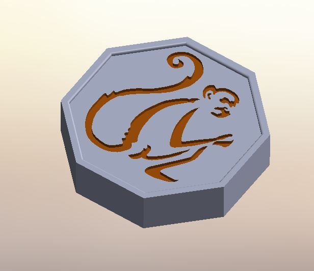 Monkey Talisman from Jackie Chan Adventures Modelo de impresión 3D in ...