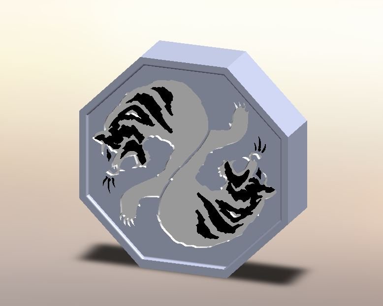 Tiger Talisman from Jackie Chan Adventures 3D Print Model in Other 3DExport