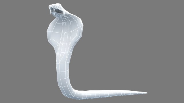 Animated cobra snake Modelo 3D in Reptiles 3DExport
