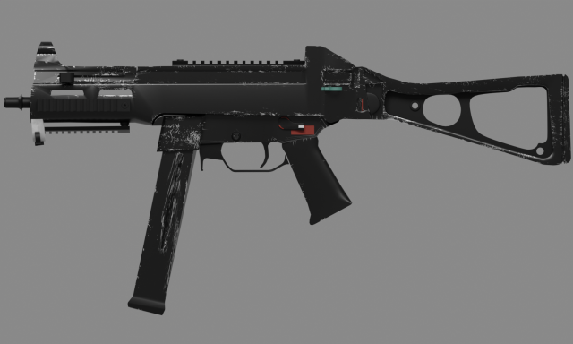Ump45 3D Model in Submachine Guns 3DExport