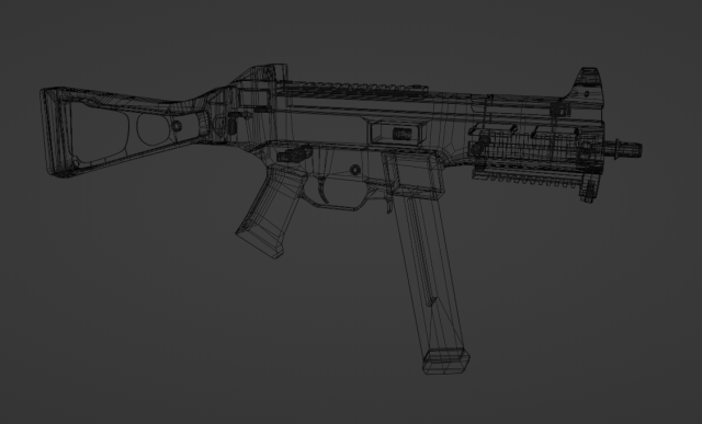 Ump45 3D Model in Submachine Guns 3DExport