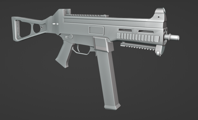 Ump45 3D Model in Submachine Guns 3DExport