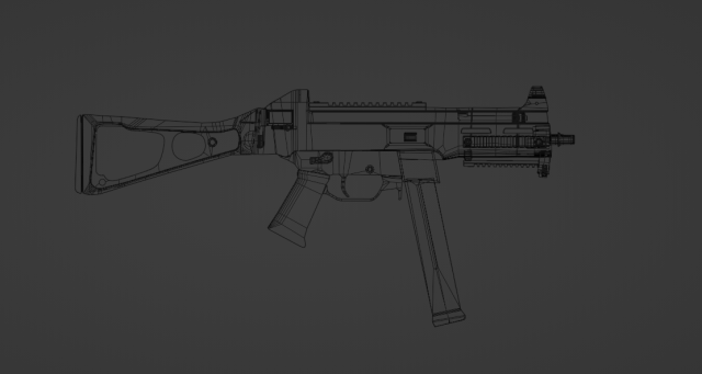 Ump45 3D Model in Submachine Guns 3DExport