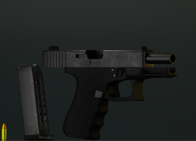 Glock 19 Free 3D Model in Pistol 3DExport