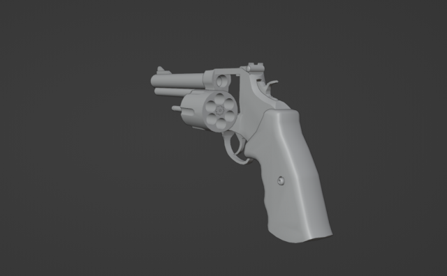 Revolver magnum 44 smith wesson Free 3D Model in Pistol 3DExport