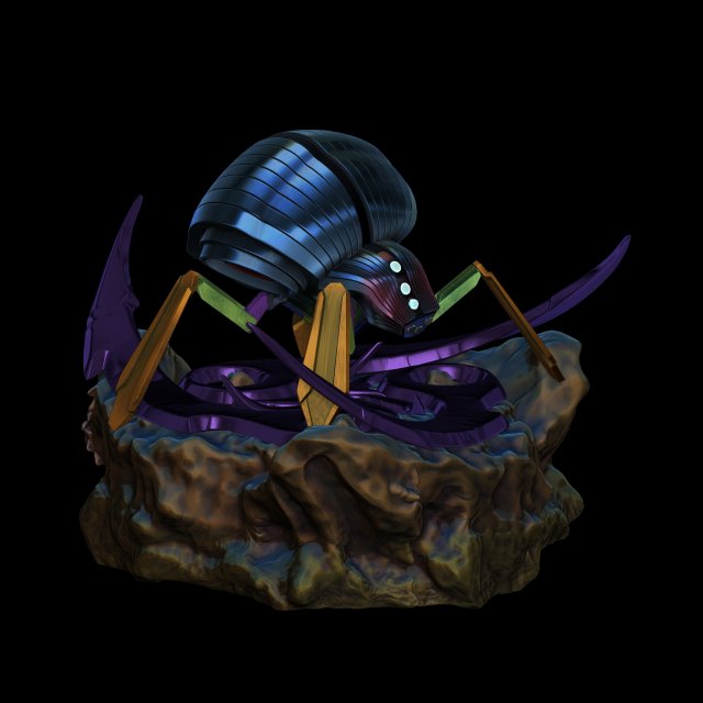 Scrin Shock Trooper 3D print model 3D Print Model in SCI-FI 3DExport