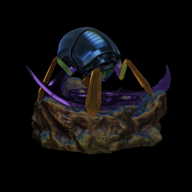 Scrin Shock Trooper 3D print model 3D Print Model in SCI-FI 3DExport