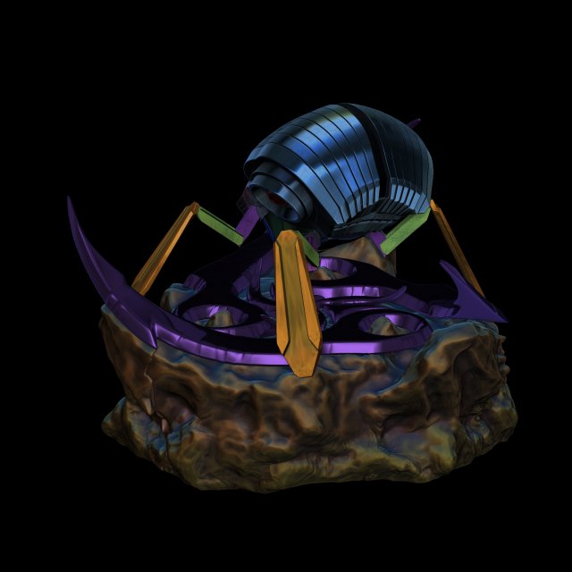 Scrin Shock Trooper 3D print model 3D Print Model in SCI-FI 3DExport