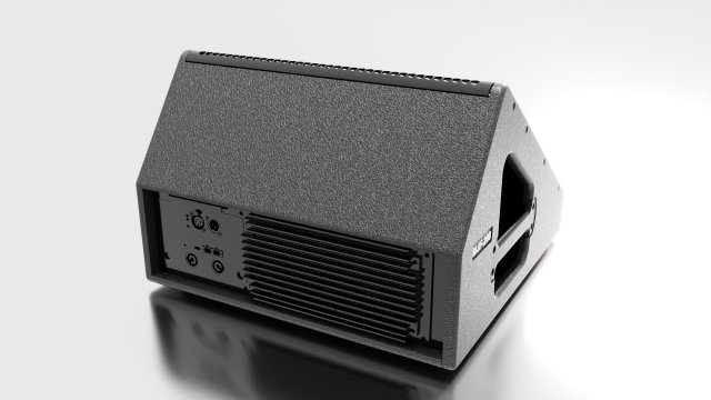 Stage Monitor System Meyer Sound MJF 208 Modèle 3D in Audio 3DExport