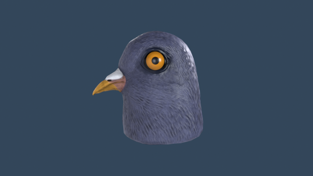 Pigeon mask 3D Model in Toys 3DExport