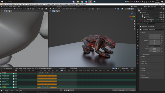Allein 3D Model in Fantasy 3DExport