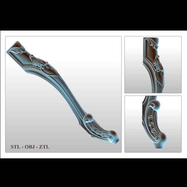 Collection Legs 3d STL Model Relief for CNC 3D Print Model in Furniture ...