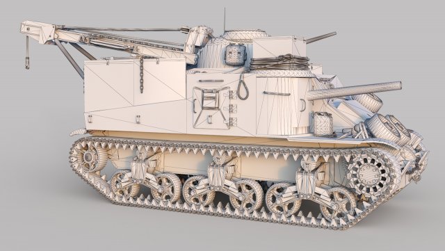 Tank M31 3D Model in Tank 3DExport