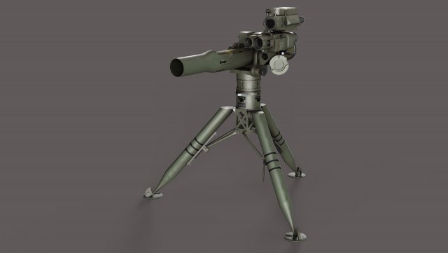 BGM-71 TOW - Missile Launcher 3D Model in Artillery 3DExport