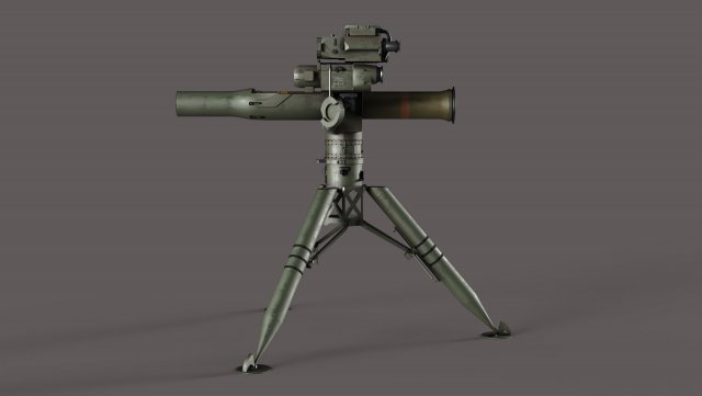 BGM-71 TOW - Missile Launcher 3D Model in Artillery 3DExport