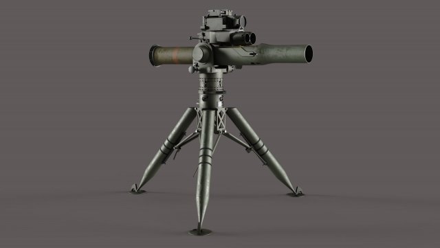 BGM-71 TOW - Missile Launcher 3D Model in Artillery 3DExport