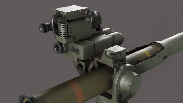 BGM-71 TOW - Missile Launcher 3D Model in Artillery 3DExport