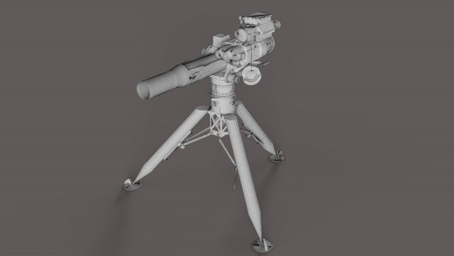BGM-71 TOW - Missile Launcher 3D Model in Artillery 3DExport