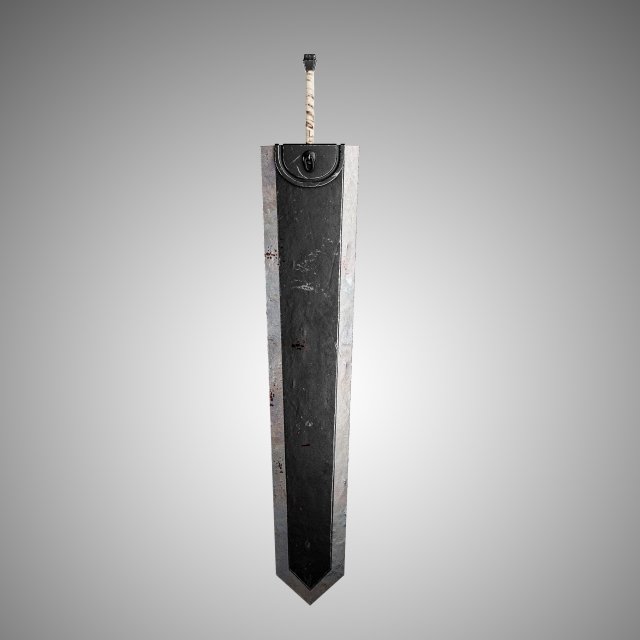 Berserk Guts sword 3D Model in Combat 3DExport