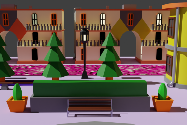 Environment pack Low-poly Game location Map Low-poly 3D Model in ...