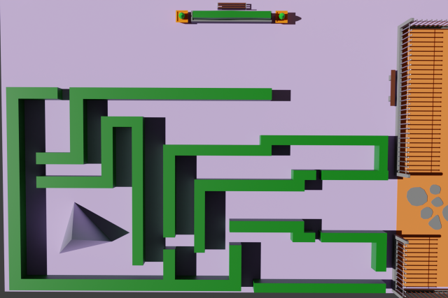 Environment pack Low-poly Game location Map Low-poly 3D Model in ...