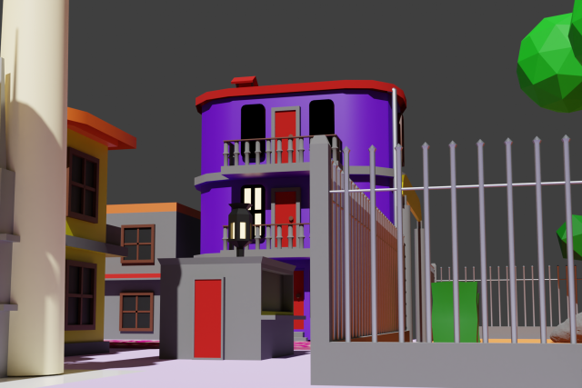 Environment pack Low-poly Game location Map Low-poly 3D Model in ...