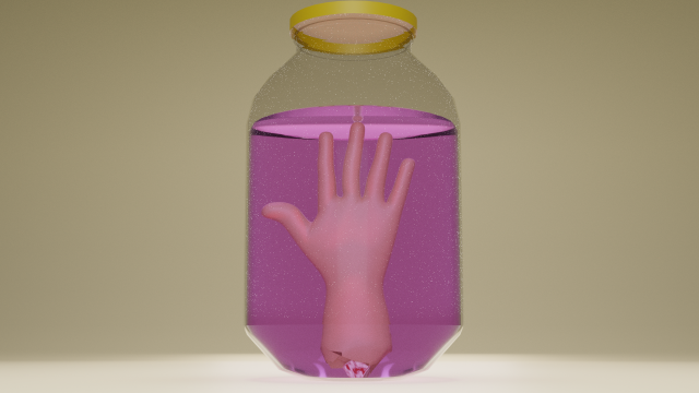 Body parts in a jar Pak 4 models Low-poly 3D Model in Other 3DExport