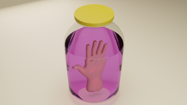 Body parts in a jar Pak 4 models Low-poly 3D Model in Other 3DExport