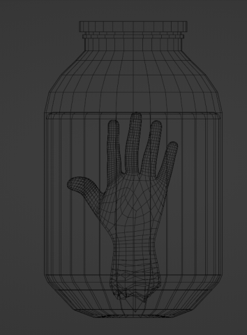Body parts in a jar Pak 4 models Low-poly 3D Model in Other 3DExport