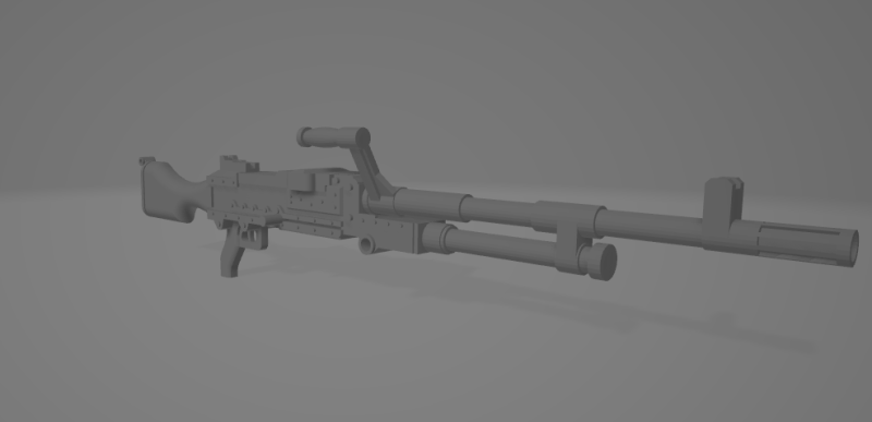 FN MAG GPMG Modelo 3D in Ametralladora 3DExport