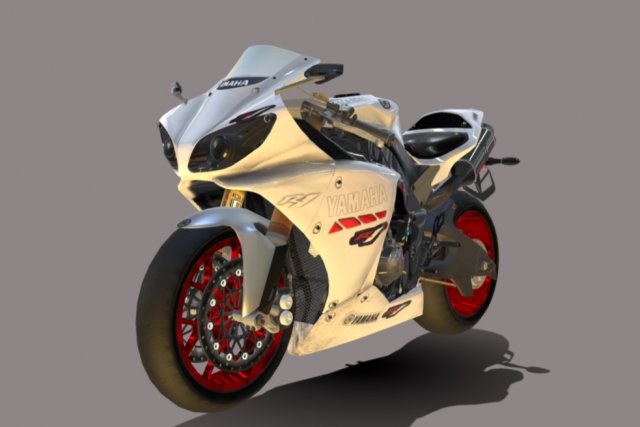 Yamaha-yzf-r1 3D Model in Motorcycle 3DExport