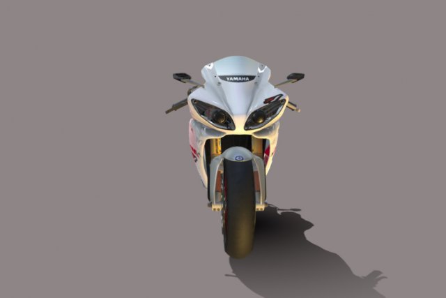 Yamaha-yzf-r1 3D Model in Motorcycle 3DExport