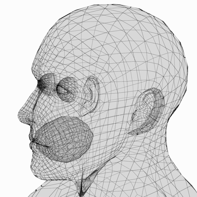 Bodybuilder Male Base Mesh in A-Pose 3D Model in Man 3DExport