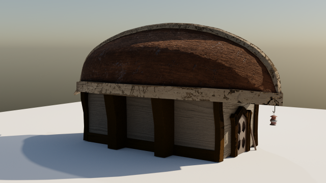 Wooden breach house Free 3D Model in Buildings 3DExport