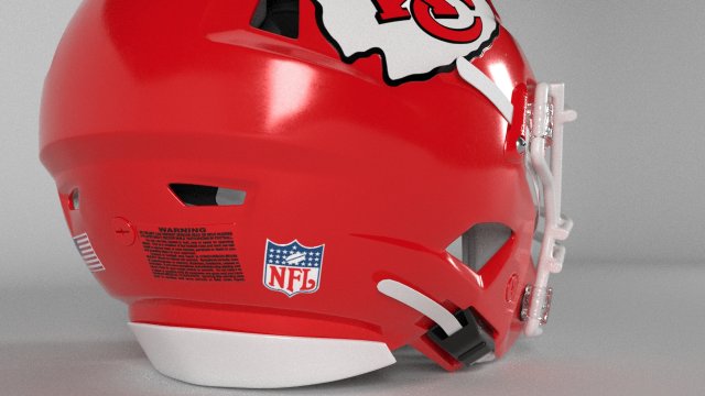 CHIEFS KANSAS CITY Helmet Football AFC East 3D Model in Sports ...