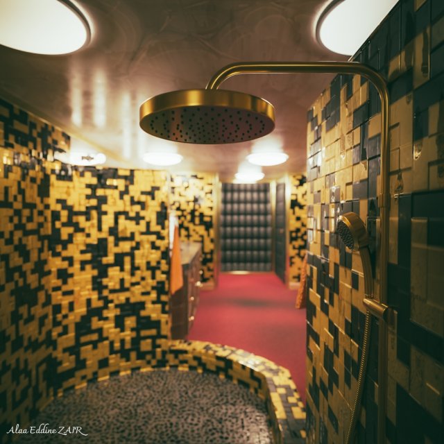 Elvis Presley Bathroom Funky Terrazzo Tiles Textures Texturas CG in ...