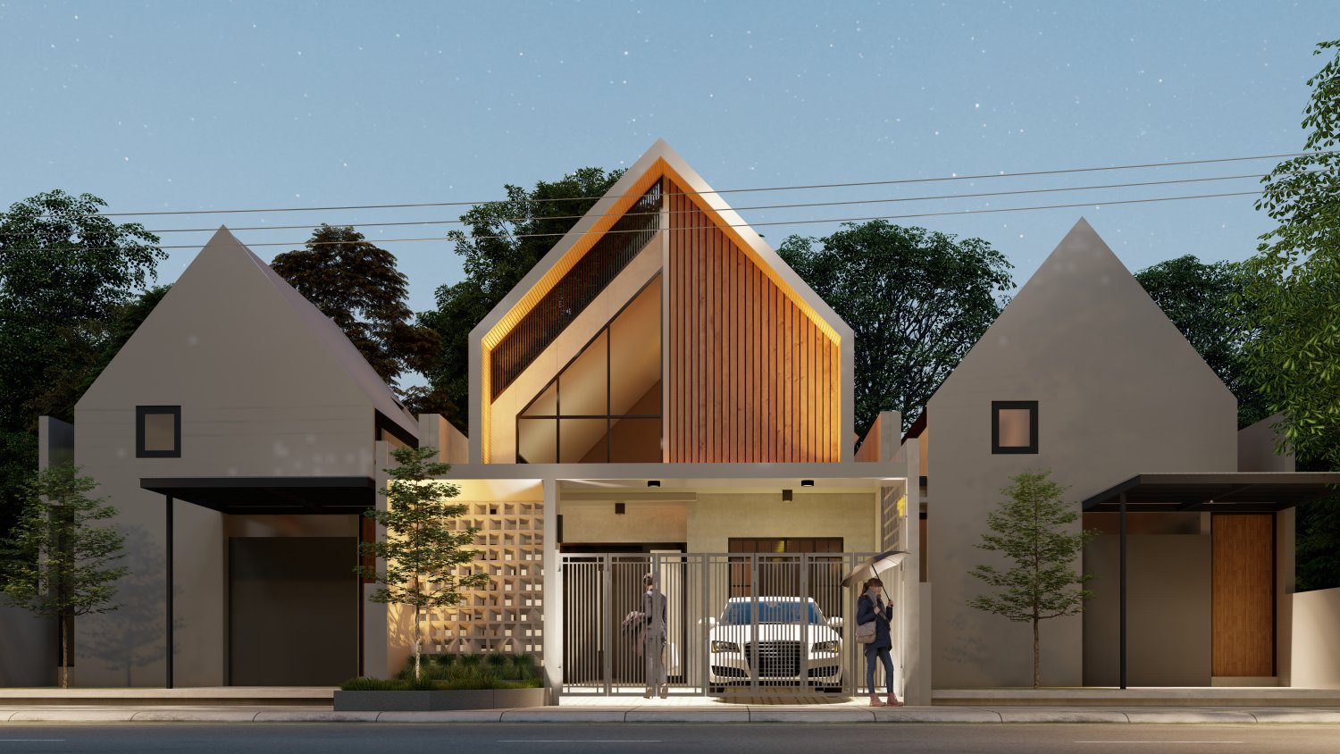 Scandinavian house Modelo 3D in Edificios 3DExport