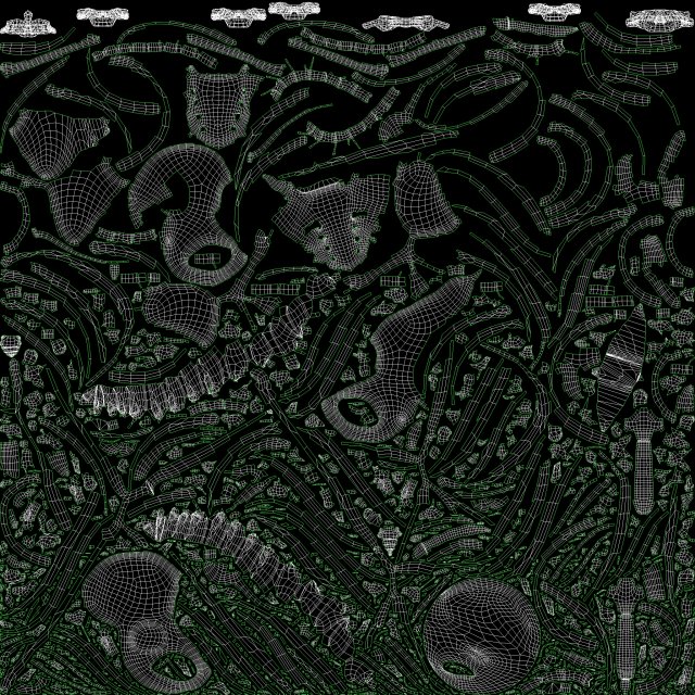 Skeleton Cartoon Scary 3D Model in Cartoon 3DExport