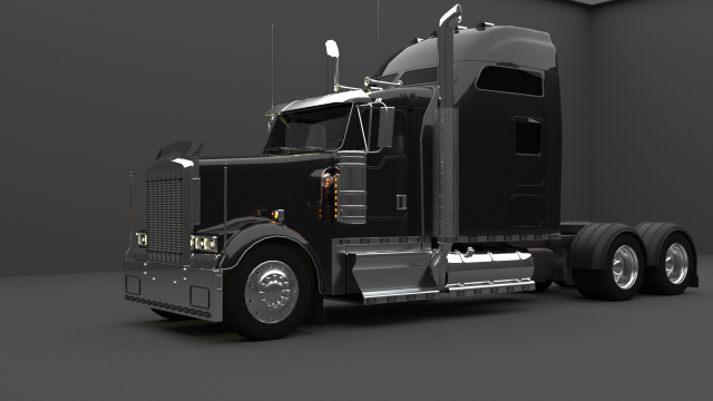 TIR 3D Model in Truck 3DExport