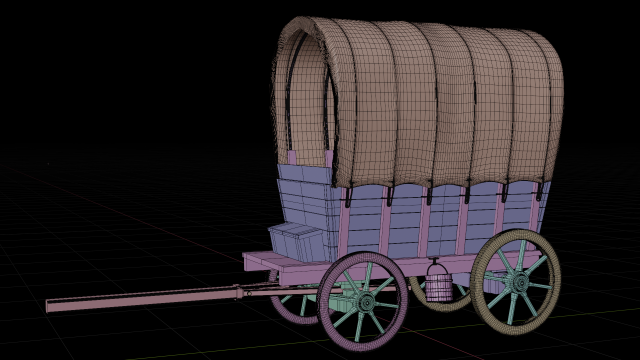 3D Medieval Carriage 3D Model in Train 3DExport