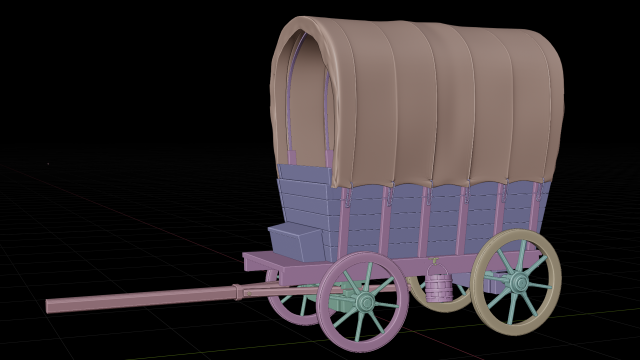 3D Medieval Carriage 3D Model in Train 3DExport