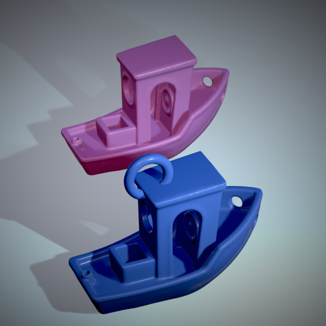 Benchy boat 3 model 3d first is Keychain pendant second is a boat and 3 ...