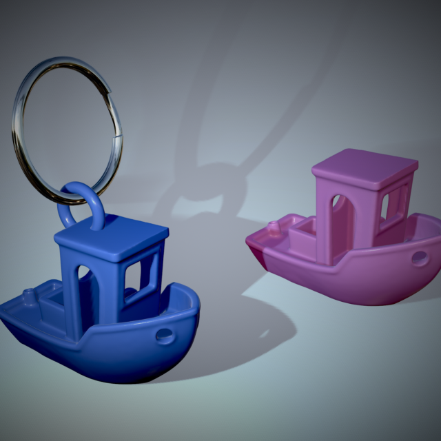 Benchy boat 3 model 3d first is Keychain pendant second is a boat and 3 ...