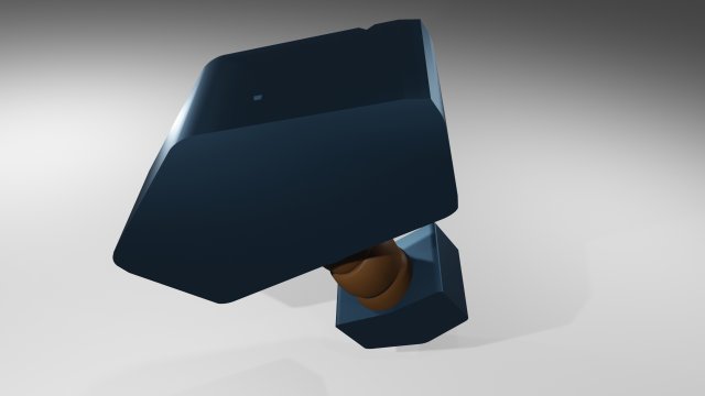 3D war tool model TOR arm gan 3D Model in Game Assets 3DExport