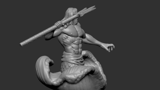 Poseidon 3D Print Model in Man 3DExport