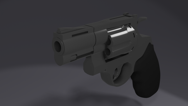 Revolver 22 Mag 3D Model in Pistol 3DExport