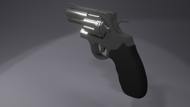 Revolver 22 Mag 3D Model in Pistol 3DExport